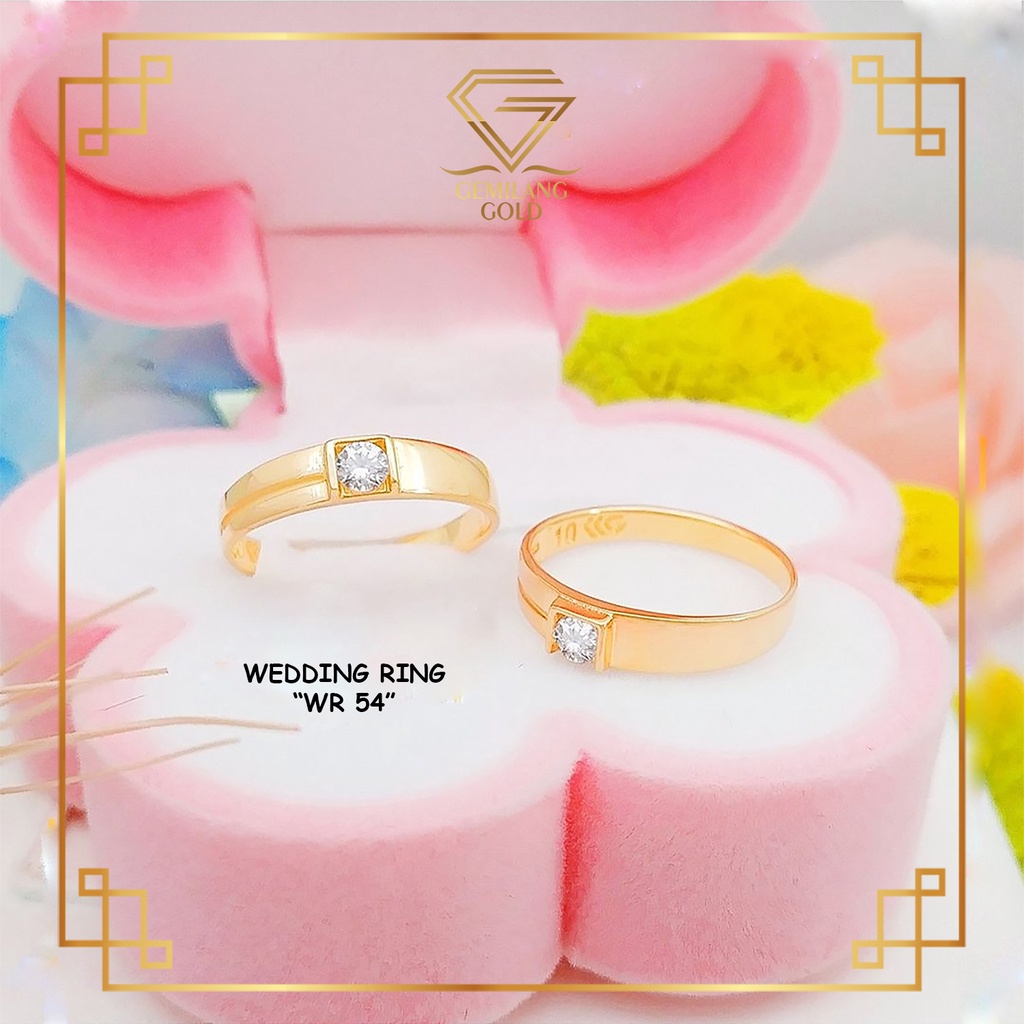 Jual CINCIN KAWIN EMAS KADAR 375 (8K) MEWAH & SIMPLE CINCIN SATUAN ...