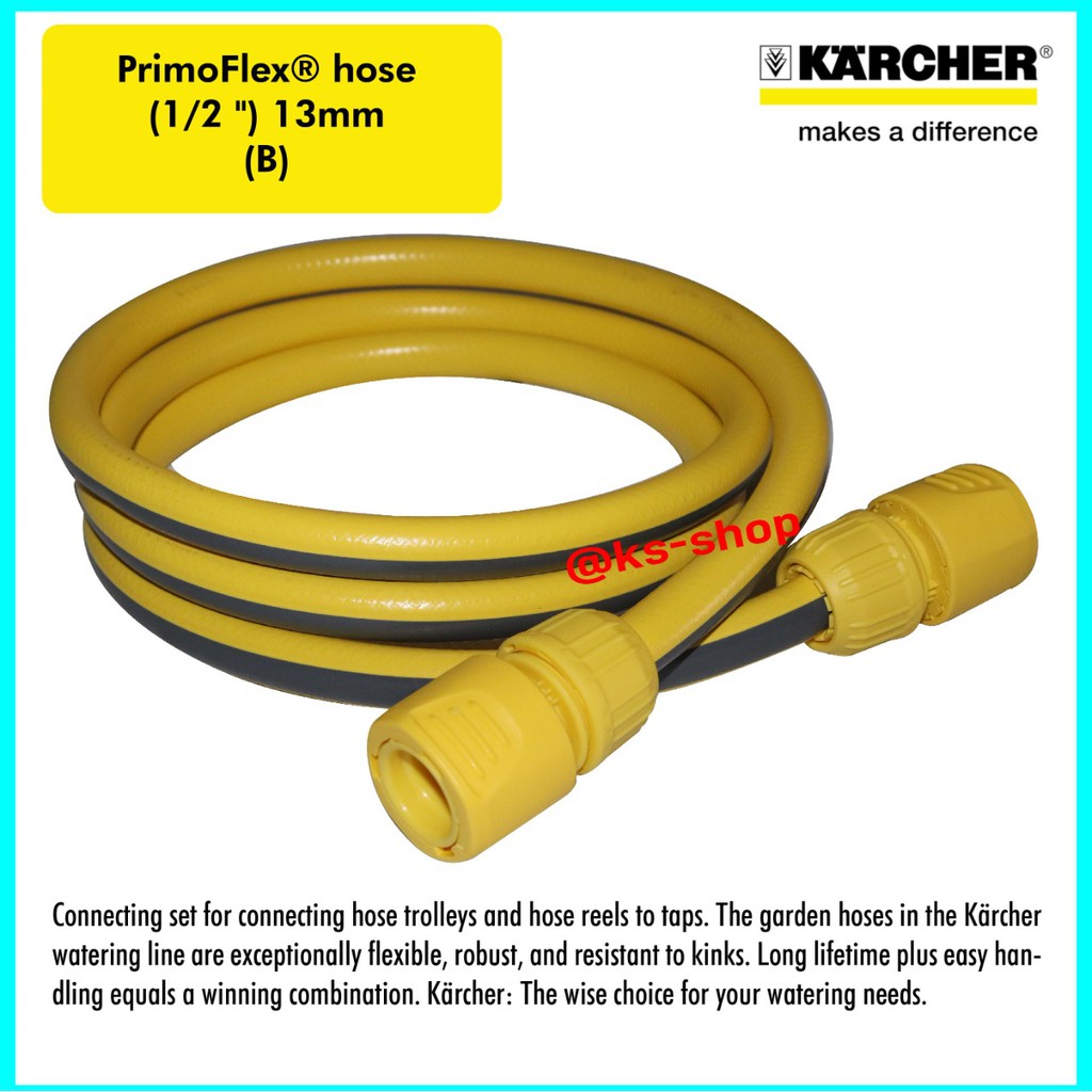 Jual Selang Air 1/2" Primoflex Hose Set 5M | Karcher Selang Air 1/2"-5M ...