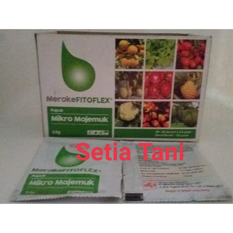 Jual Meroke fitoflex.pupuk mikro majemuk. isi 2, 5 gr | Shopee Indonesia