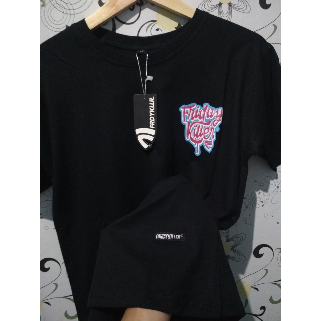 Jual Baju T-Shrit FRIDAYKILLER Lengan Pendek Pria dan Wanita Combad30s ...