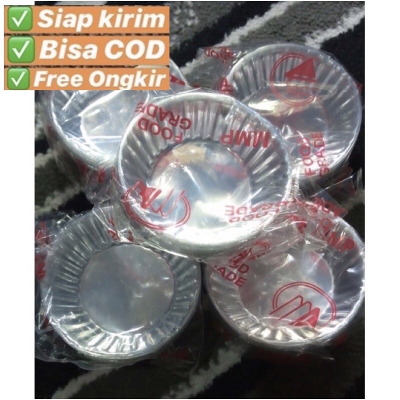 Jual Mika puding/cup roti/telor ceplok bulat isi 100 pcs | Shopee Indonesia