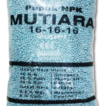 Jual NPK MUTIARA BIRU 16-16-16 ISI 500gram | Shopee Indonesia