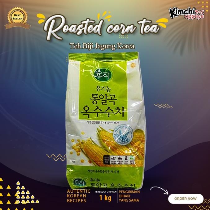 Jual [COD] Korean Roasted Corn Tea Teh Biji Jagung Korea 1kg - Oksusu ...