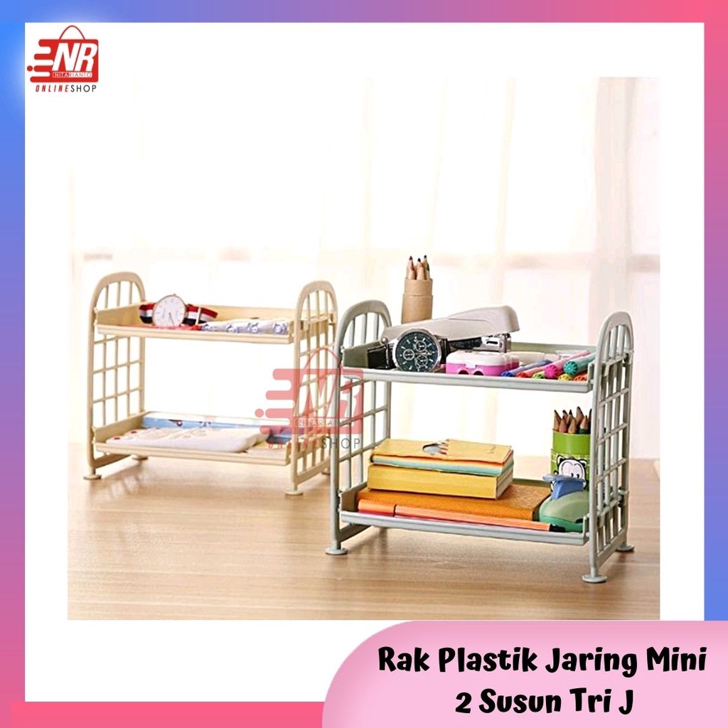 Jual Rak mini jaring susun 2 / Rak 2 susun jaring tri-j / Rak 2 susun ...