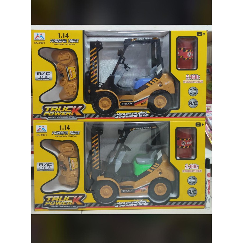 Jual Mainan truck power RC remote control truk konstruksi beko traktor ...
