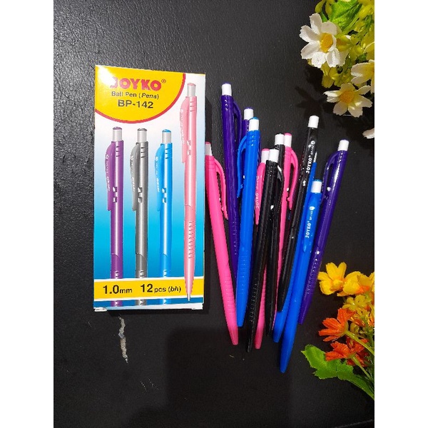 Jual Pulpen Cetek Joyko Warna Warni Pulpen Ballpoint Cetak Cetek Warna Warni Joyko Murah Bisa