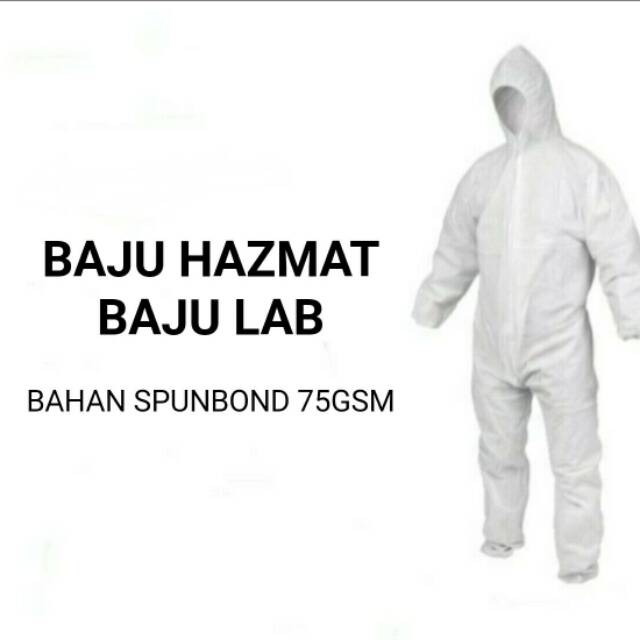 Jual Baju Hazmat APD / Baju Lab / Hazmat Suit / Baju APD / Baju Hazmat ...