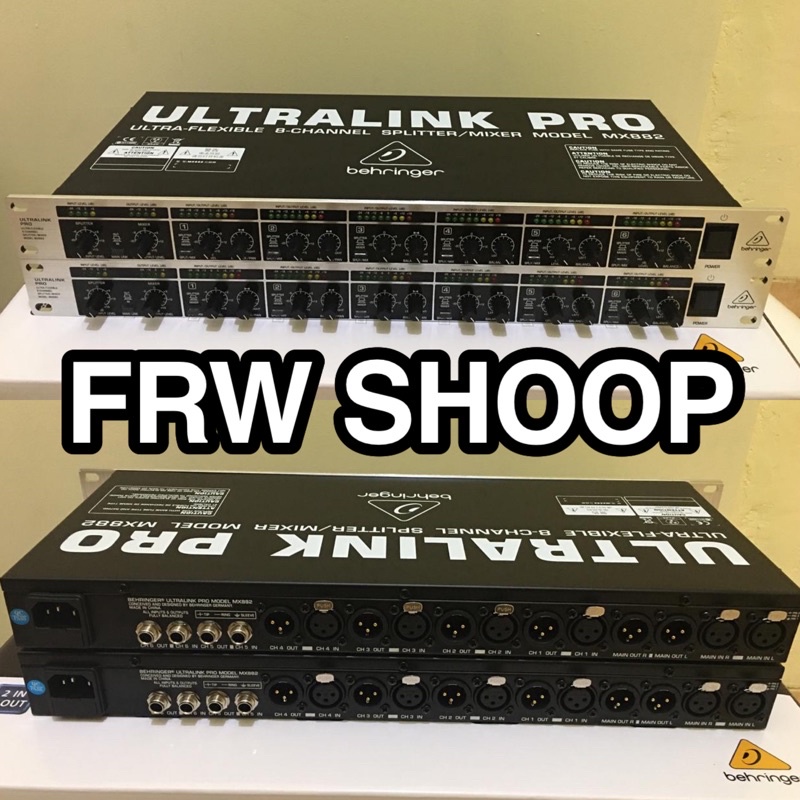 Jual CROSSOVER AUDIO BEHRINGER ULTRA LINK PRO MX 882 / MX882 / MX-882 ...