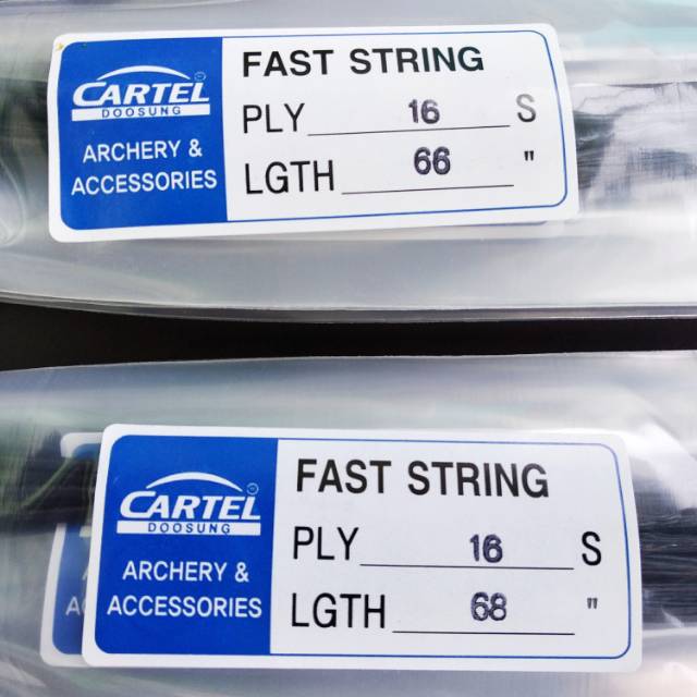 Jual CARTEL FAST FLIGHT STRING 16ply for Recurve and standard bow ...