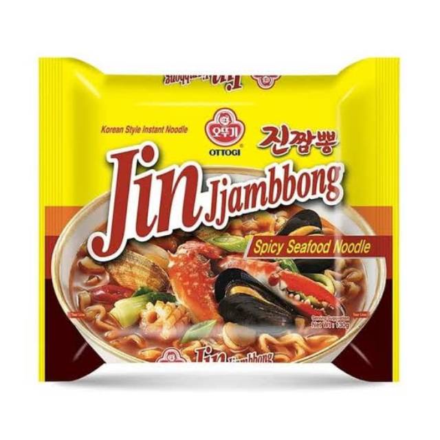 Jual OTTOGI Jin Jjambbong Ramyun / Ottugi Jjampong Seafood Ramyeon / Mie Instan Korea NON Halal ...