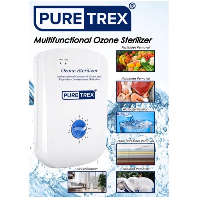 Jual Ozone Sterilizer Generator PUREtrex I Ozone buah dan sayur I air and water purifier ...