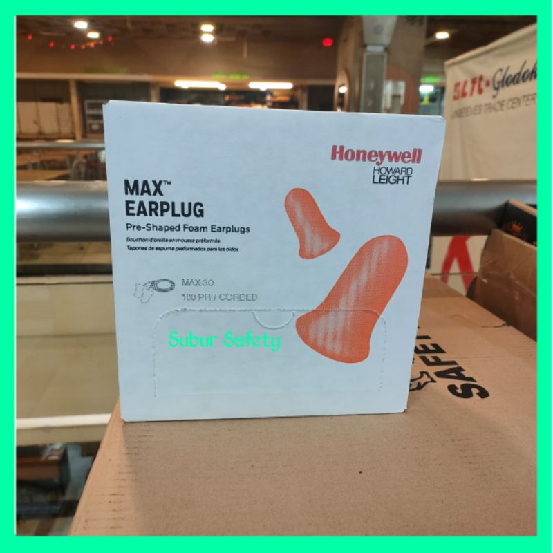 Jual Howard Leight Corded Earplug Max 30 Original | Shopee Indonesia