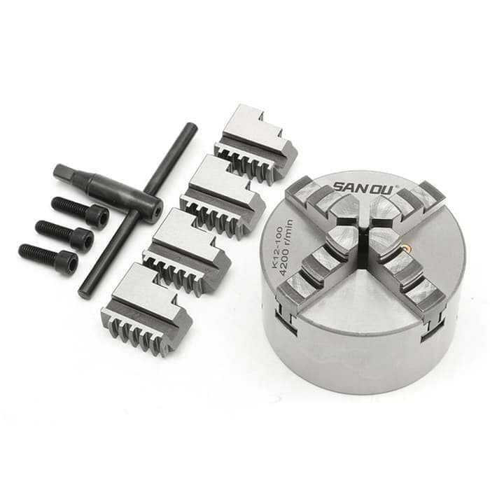 Jual kepala bubut 18" kaki 4 - clau bubut - claw bubut - chuck bubut san ou | Shopee Indonesia