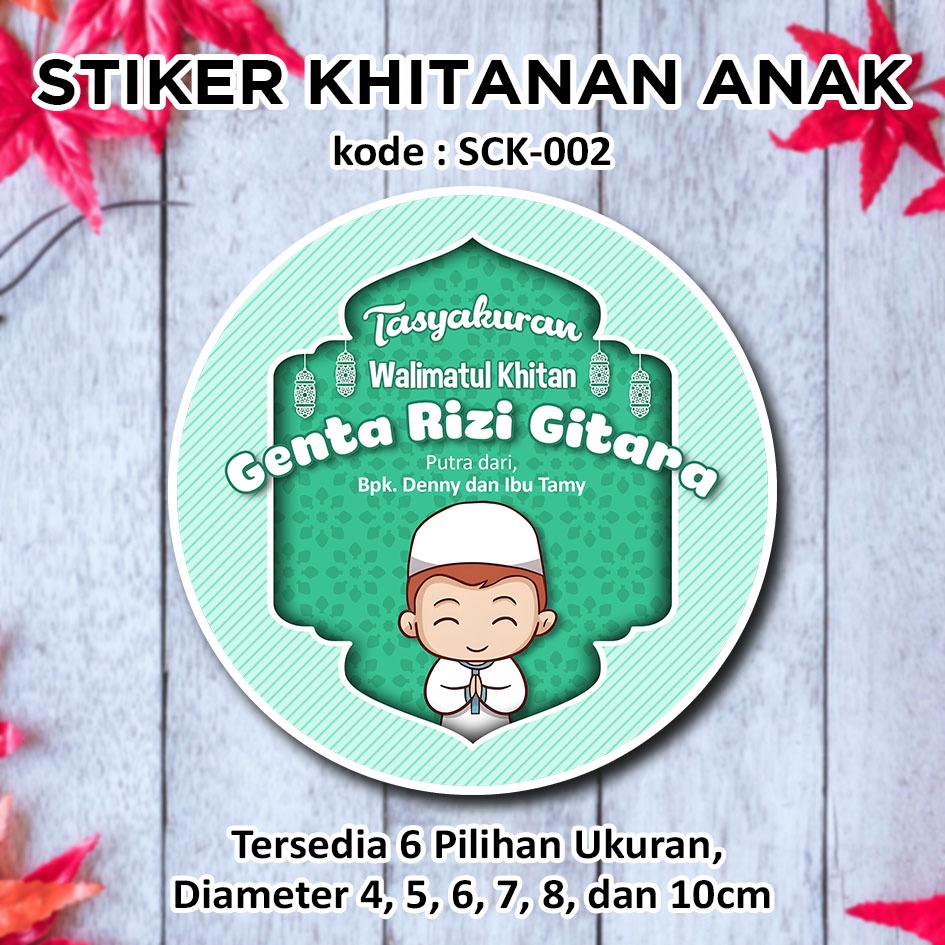 Jual STIKER KHITANAN ANAK KARTUN SUNATAN KHITAN SUPIT SUPITAN STICKER ...