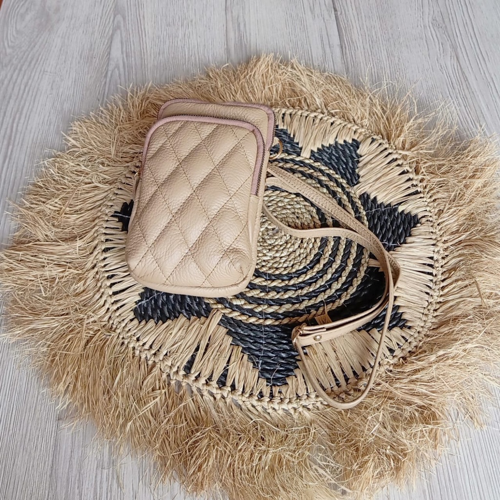 Jual Tas Handphone Kulit Papirut / Tas HP Kulit Papirut | Shopee Indonesia