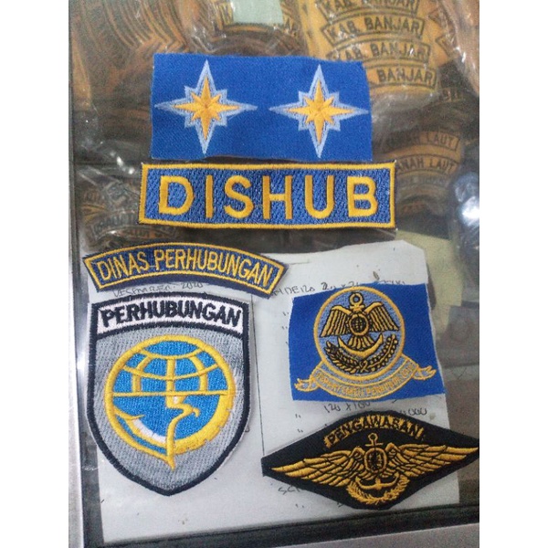 Jual logo perhubungan bed dishub bordir | Shopee Indonesia