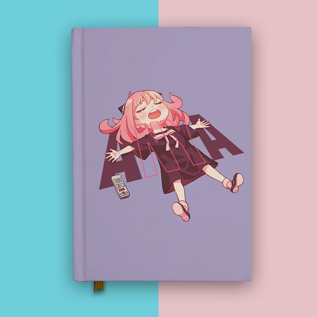 Jual Notebook Anime Spy X Family Anya Forger 1 Buku Tulis Hardcover ...