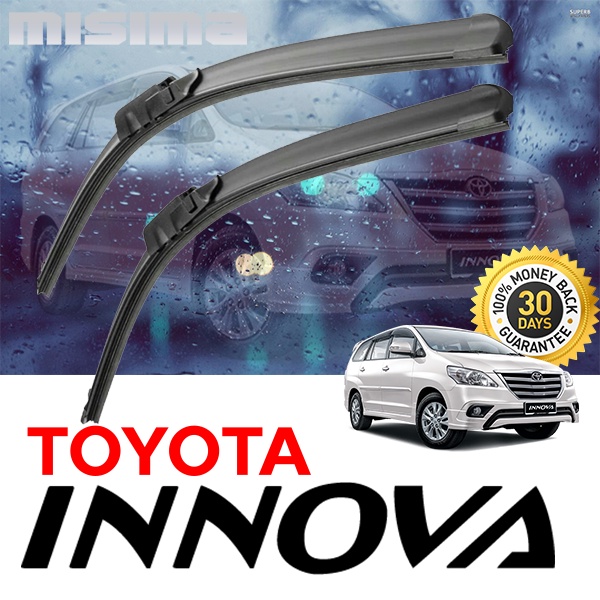 Jual Wiper Depan HYBRID Set Toyota Innova 2004 - 2015 Premium | Shopee ...