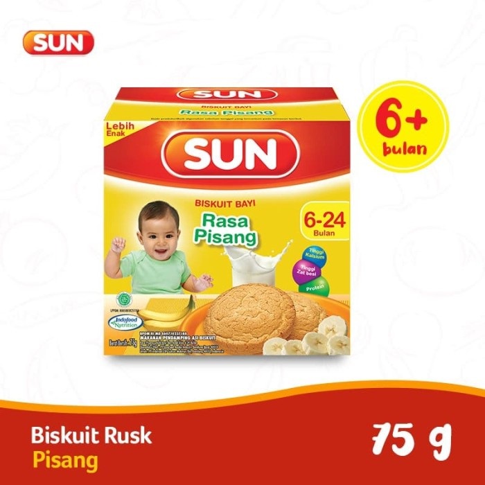 Jual Promina SUN Biskuit Rusk Snack Cemilan Bayi Untuk Usia 6 bulan ...