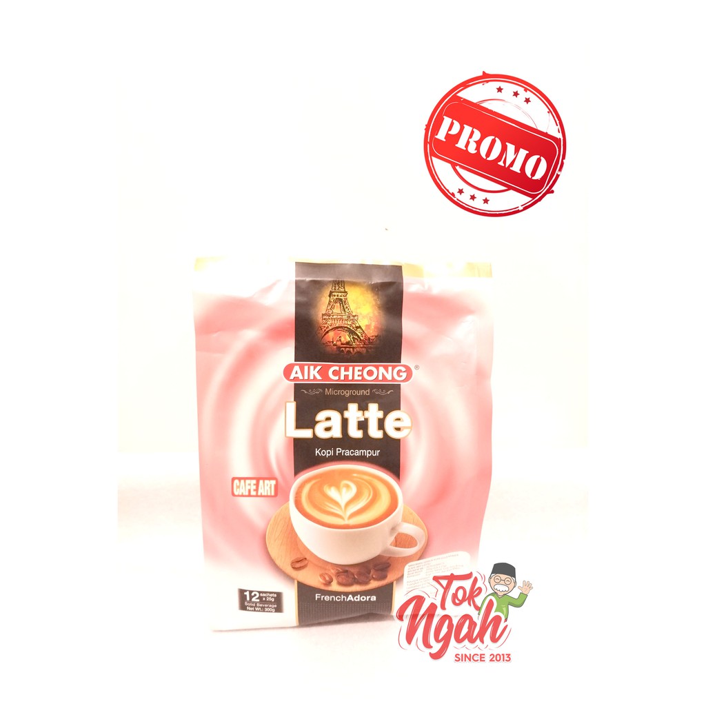 Jual COFFE LATTE AIK CHONG CAFE ART HALAL MALAYSIA KOPI | Shopee Indonesia