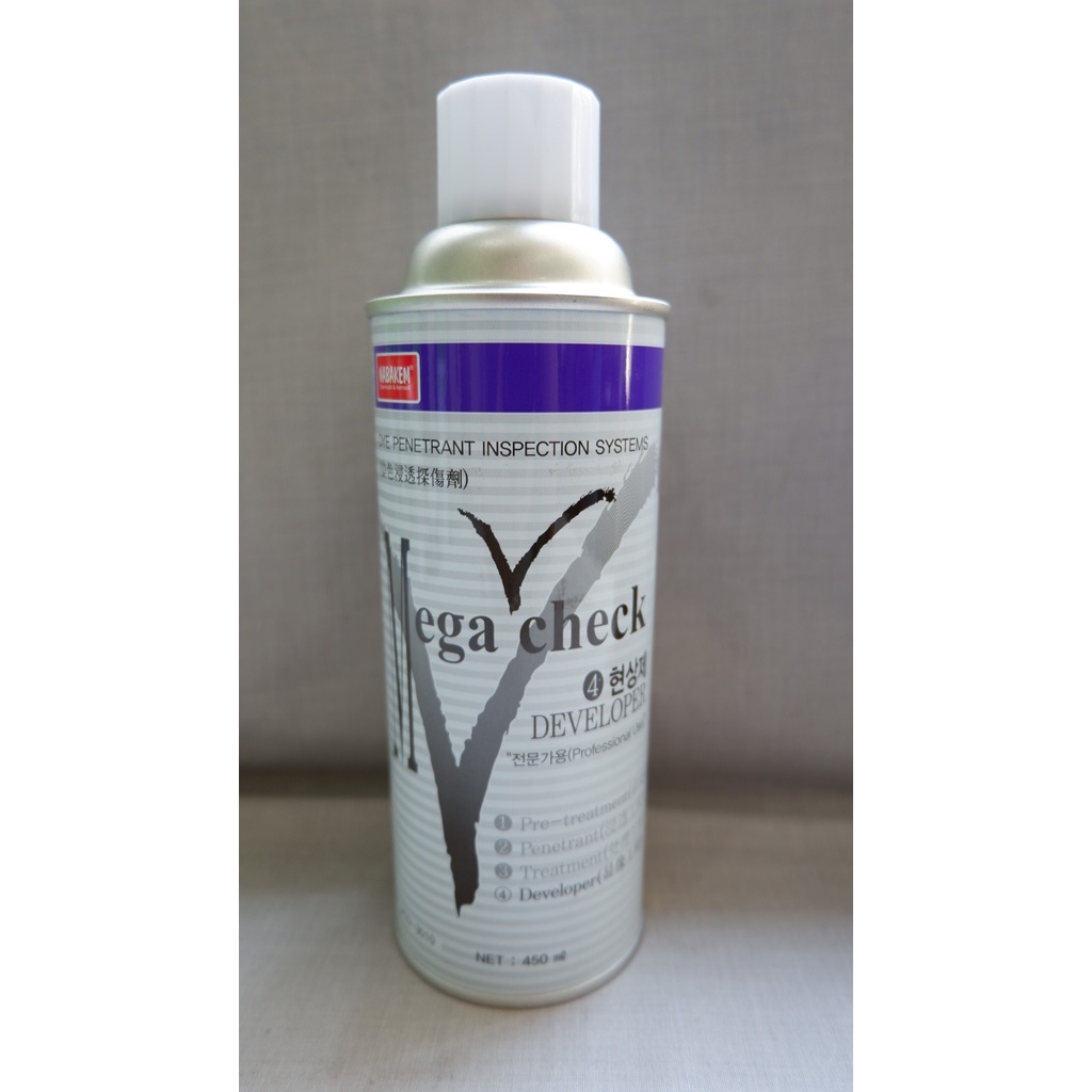 Jual Penetrant DEVELOPER NABAKEM No4 MEGA CHECK Developer 450ml ...