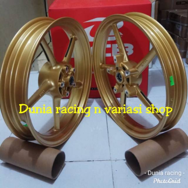 Jual Velg RCB MX King SP522 palang 5 Gold ukuran 215 300 ring 17 asli ...