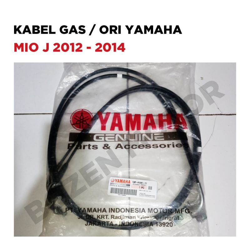 Jual Kabel Gas Mio J 2012 2013 2014 / Ori Yamaha 54P / Tali Cable ...