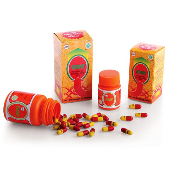 Jual Vermint Extra Cacing Obat Demam 30 Kapsul \ 12 kapsul | Shopee ...