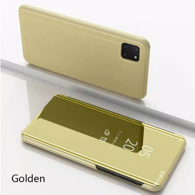 Jual FLIP MIRROR CASE SAMSUNG NOTE 10 10+ 10LITE LITE PLUS CLEAR VIEW ...