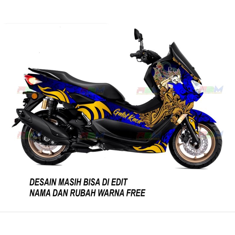Jual Setiker Stiker Sticker decal yamaha nmax new full body motif batik ...