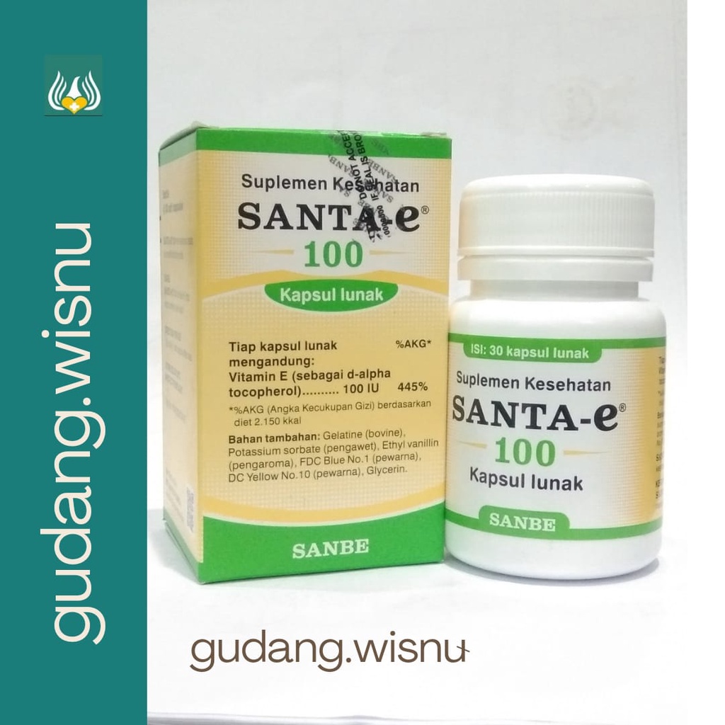 Jual Santa-E 100 IU 30 Soft Capsules diskon exp 07/2022 | Shopee Indonesia