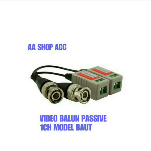 Jual Video Balun CCTV 1CH Pasif Model Baut | Shopee Indonesia