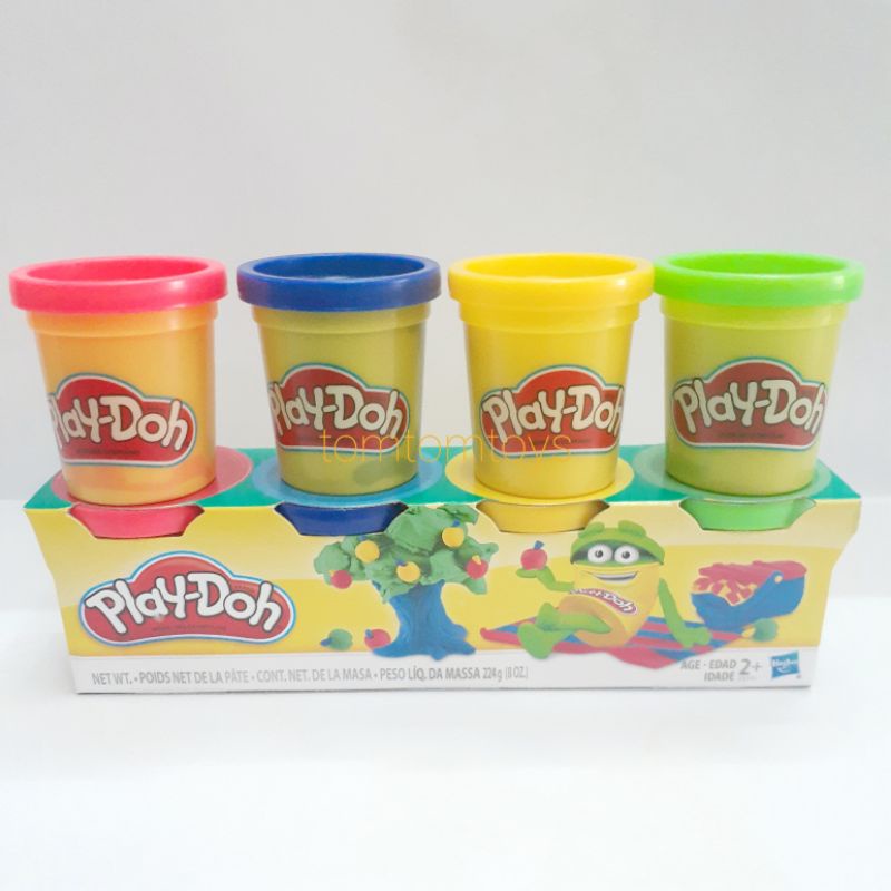 Jual PLAY-DOH MINI PACK 4 Mainan Playdoh Adonan Lilin Malam Plastisin ...