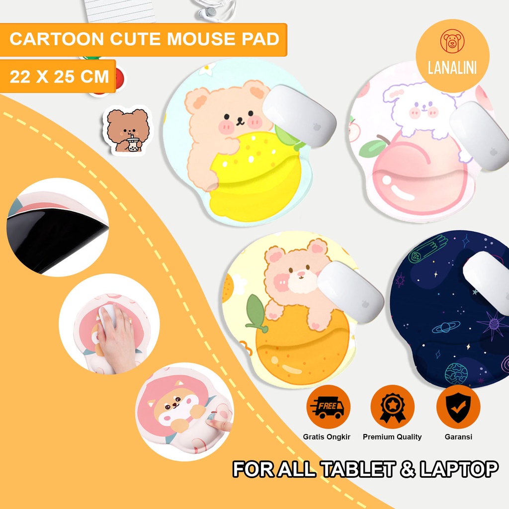 Jual Mouse Pad Mousepad Alas Laptop Macbook Asus HP Lenovo Ipad Tablet ...