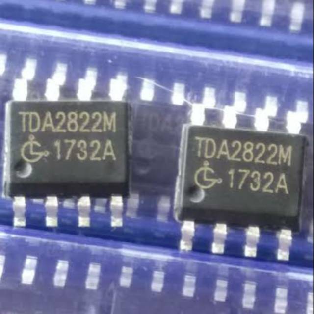Jual IC TDA2822M SMD Sop-8 Original Audio Amplifier TDA2822 TDA 2822 ...