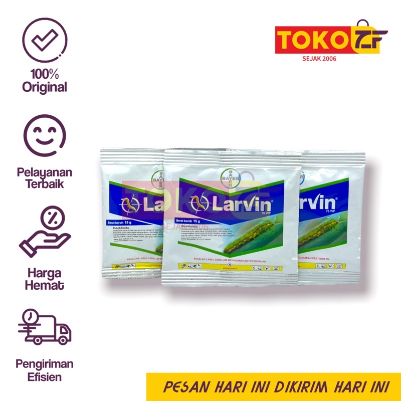 Jual [LARVIN] Insektisida Tanaman | Obat Hama Ulat Pada Tanaman | Racun ...