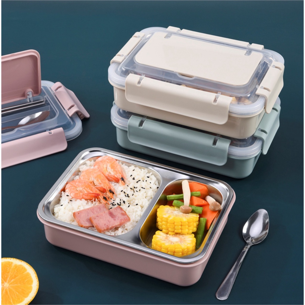 Jual MD - Keola Lunch Box Stainless / Kotak Makan untuk Anak dan Dewasa ...