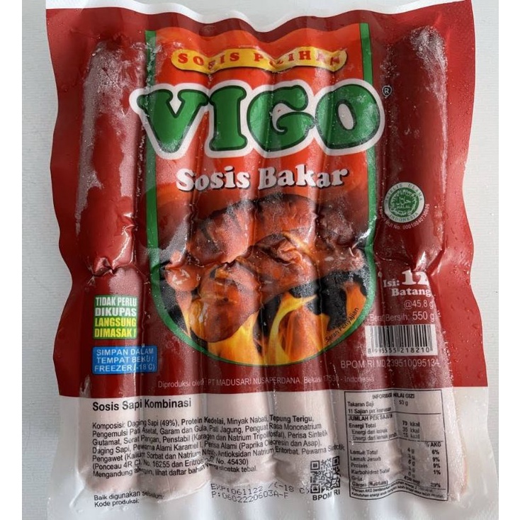 Jual Sosis Vigo Bakar isi 12pcs | Shopee Indonesia