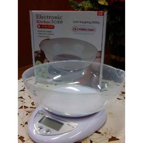 Jual TIMBANGAN DAPUR DIGITAL (DIGITAL KITCHEN SCALE WITH PAN) | Shopee ...