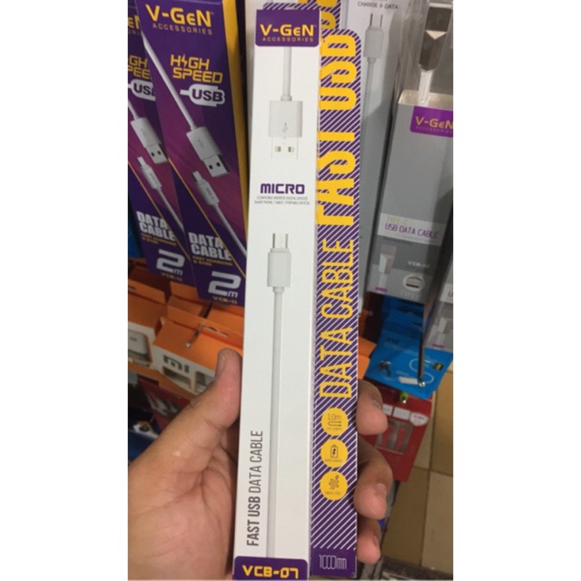 Jual kabel v-gen micro fast charging 2,4a original 100% | Shopee Indonesia