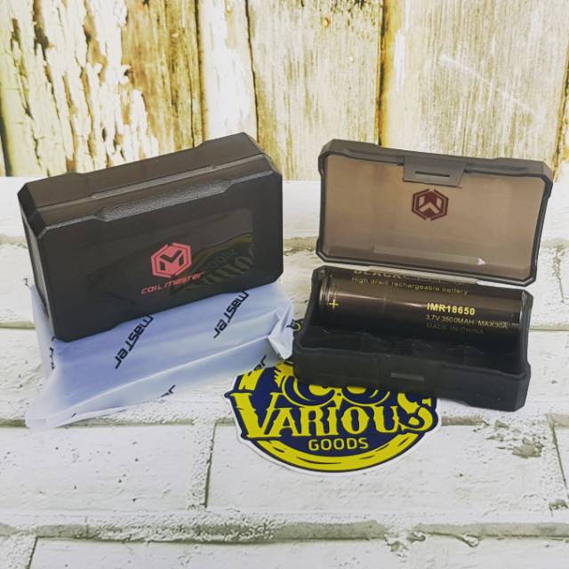 Jual Case Baterai 2 slot Coil Master - Tempat Casing Battery 18650 ...