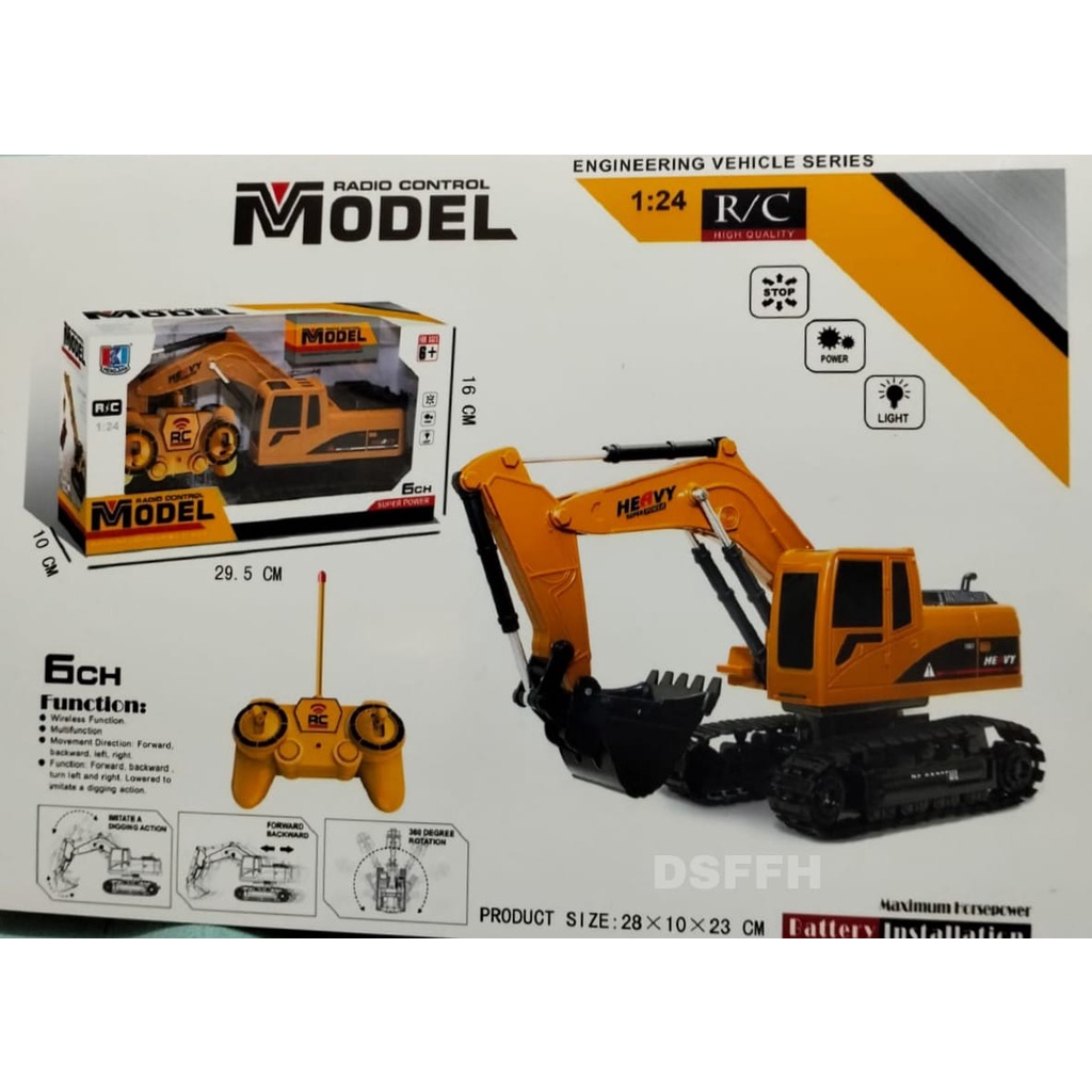 Jual MAINAN RC BEKO EXCAVATOR MODEL BUILDING ENGINEERING SERIES 1:24 ...