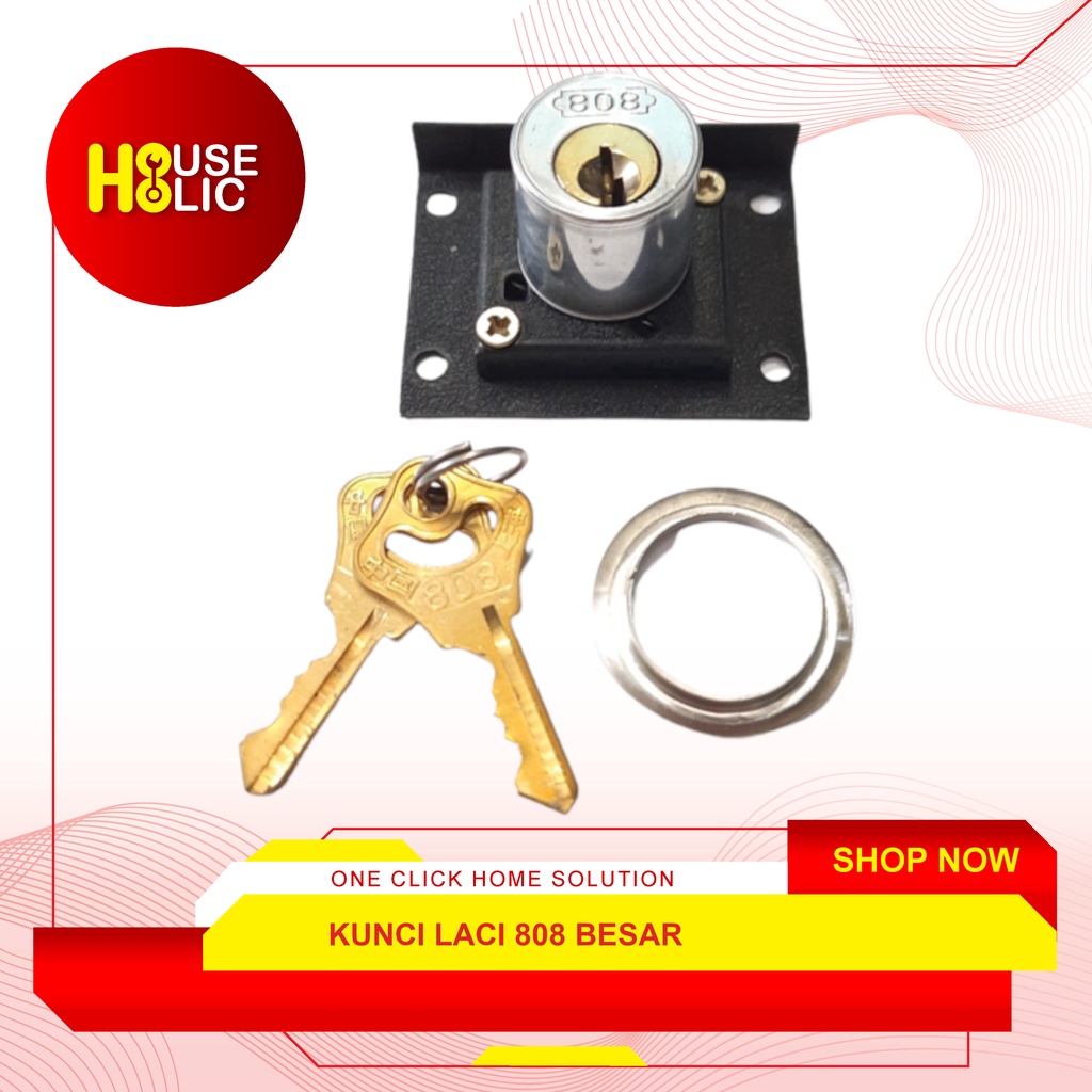 Jual Kunci Laci 808 Kunci Lemari Etalase Loker 2" Inch Drawer Lock ...