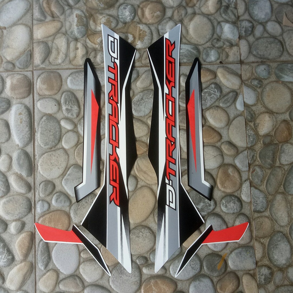 Jual Stiker/sticker Body kawasaki D-tracker/dtracker/D-TRACKER putih ...