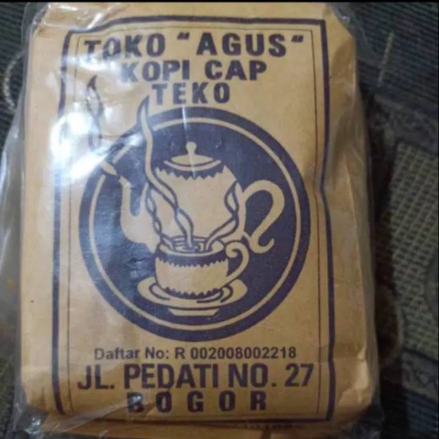 Jual KOPI CAP TEKO TOKO "AGUS" / TANPA GULA / 80 GRAM /ISI 2 bungkus ...