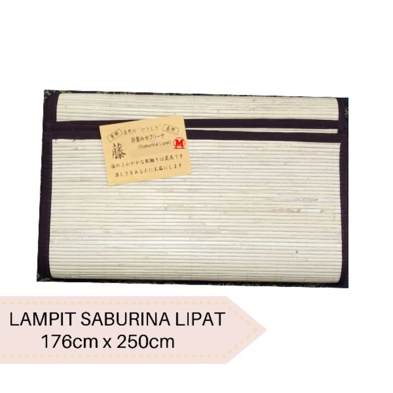 Jual Lampit - Tikar Saburina Lipat ukuran 176cm x 250cm | Shopee Indonesia