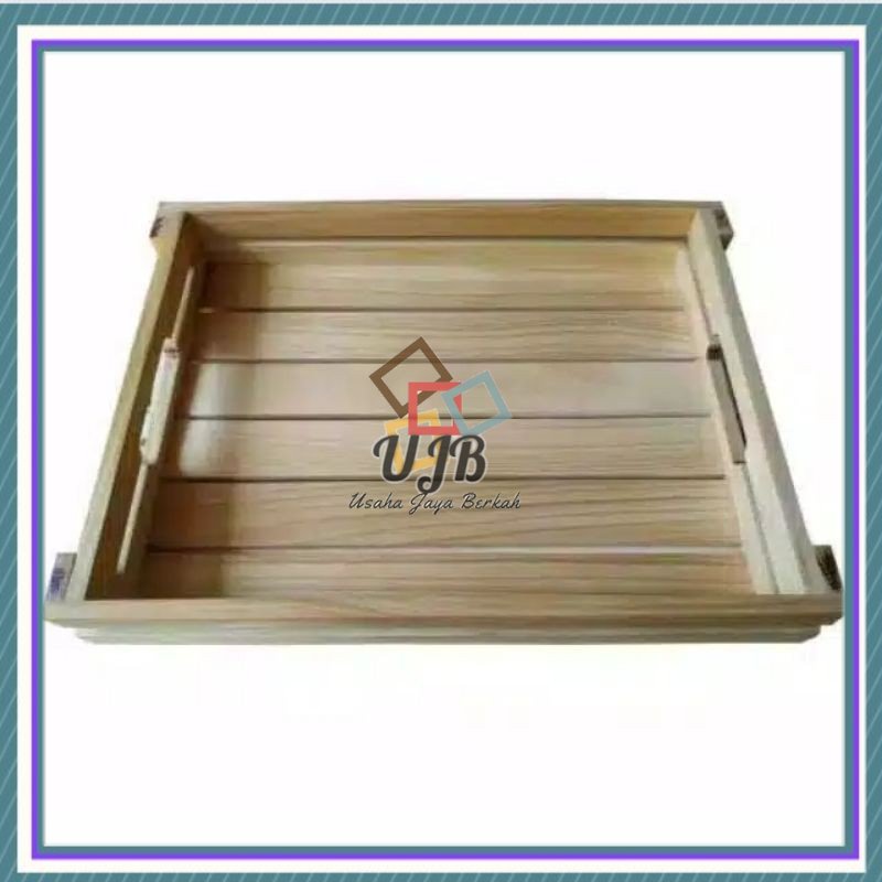 Jual Baki Kayu Nampan Kayu 30x40cm Dulang Panai Leser Kayu Wooden Tray ...