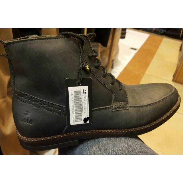 Jual Boots Sepatu Kulit Lois Original | Shopee Indonesia