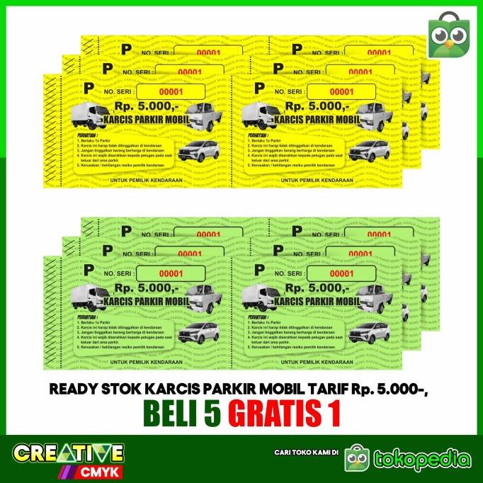 Jual Karcis Parkir Mobil Kertas Warna Best Seller | Shopee Indonesia