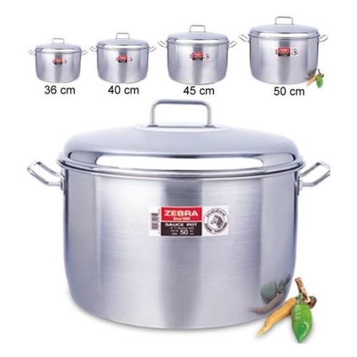 Jual ZEBRA Stock Pot Panci Jumbo Stainless Steel Alat Bantu Masak Pan ...